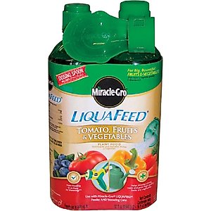 Miracle Gro 1004402 16 Oz LiquaFeed Tomato Fruit & Vegetable Plant Food 2 Count