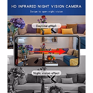 senri Mini Security Camera, 1080P HD WiFi Home Indoor Outdoor Camera for Baby/Pet/Nanny, IP Camera Remote Viewing for Security with iOS,Android Phone APP