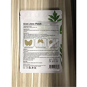 SHIFAKOU Knee Joint Patch, Natural Ingredients Knee Care Patches, Herbal Patch for Knee Joint Care, Long Lasting Care of Knee Joint Uncomfortable -1 Bags/12 Pcs