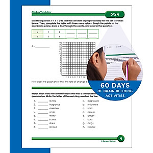 Summer Bridge Activities 7th to 8th Grade Workbook, Math, Reading Comprehension, Writing, Science, Social Studies, Fitness Summer Learning Activities, 8th Grade Workbooks All Subjects With Flash Cards