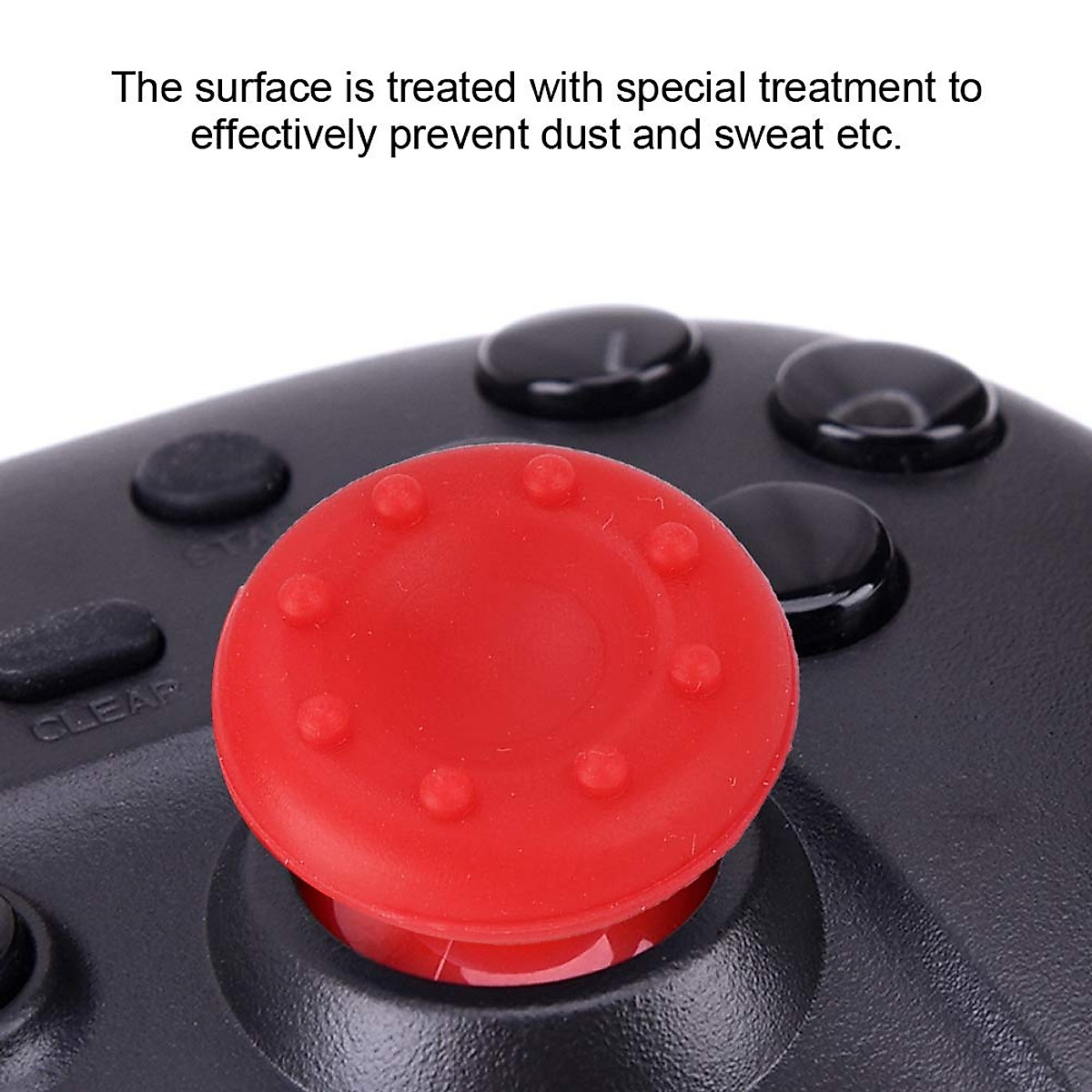 Wendry 20 Pcs Joystick,Controller Accessories,Joystick Antiskid Case,Good Slip and High Transparency,for PS2/PS3/ One/360