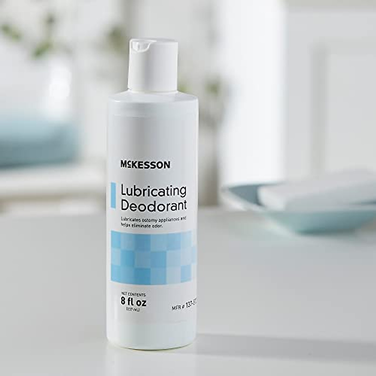 McKesson Fragrance-Free Lubricating Deodorant for Ostomy Appliances, 8 oz, 1 Count, 1 Pack