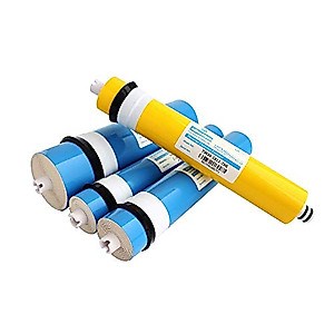 50GPD Reverse Osmosis Membrane Replacement Filter by AQUANOVA EXCEL | Protective Premium PET Packing | Fits Most 2” OD Membrane Housing | Manufactured from LG Sheets | 11.75” X 1.8” | 50GPD