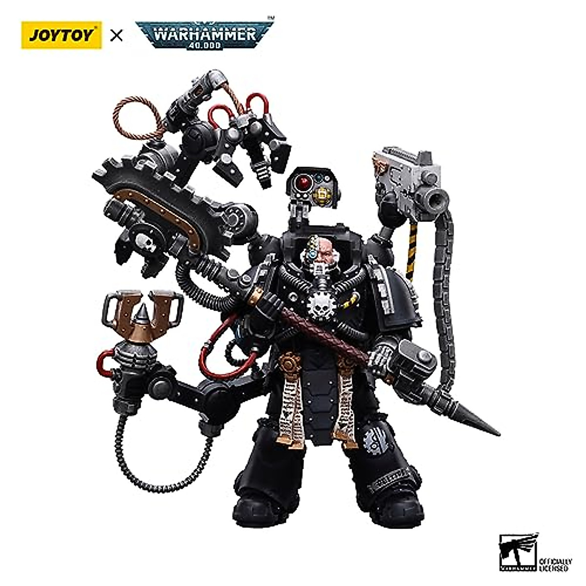 JoyToy Warhammer 40K Officially Licensed Iron Hands lron Father Feirros 1:18 Scale Action Figure