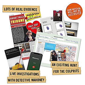 Hidden Games Crime Scene - The Midnight Crown - USA - Realistic Crime Scene Game, exciting Detective Game, Murder Mystery Game