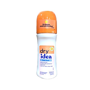 Dry Idea Fresh Linen Roll-On Antiperspirant Deodorant Fresh Linen 3.25 Ounce (Pack of 5)