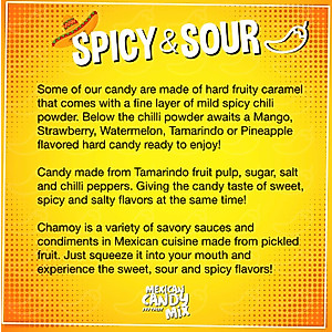 Mexican Candy Mix Assortment Snack (42 Count) Dulces Mexicanos Variety Of Best Sellers Spicy, Sweet, and Sour Bulk candies, Includes Luca, Pelon, Pulparindo, Rellerindo, by JVR TRADE