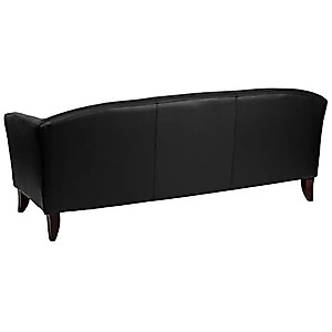 Flash Furniture HERCULES Imperial Series Black LeatherSoft Sofa