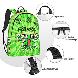 Cartoon Backpacks for Girls Boys Lightweight Bookbag Gifts 16 Inch Laptop Backpack Packsack for Work Travel