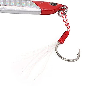 Velaurs 20g Fishing Line Portable Reusable Fishing Line Red head and silver body (VelaursNpvZ-11)