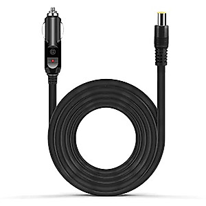 iHaospace DC 8 mm Car Charging Cable, DC7909 7.9 x 5.5mm Car Cigarette Lighter Cable for Bluetti EB70 EB3A Powerstation