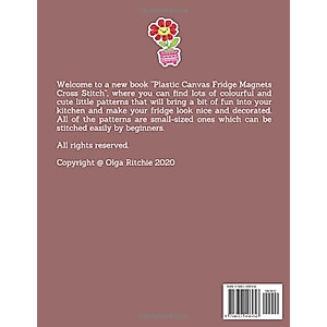 Plastic Canvas Cross Stitch Fridge Magnets: Embroidery Patterns (Cross Stitch Patterns)