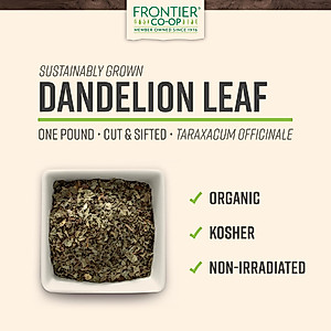 Frontier Co-op Organic Cut & Sifted Dandelion Leaf 1lb