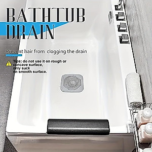 1PC Hair Filter, Sink Anti Clogging Filter, Bathtub Shower Floor Drain Plug, Silicone Kitchen deodorizing Plug, Bathroom toolsWhite