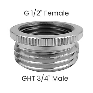 Sink Faucet Diverter Valve, PNXKTXO Sink Valve Diverter Faucet Splitter for G1/2" Shower Hose, Kitchen, Bathroom Replacement Part Adapter M22 X M24