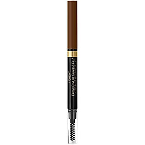 L'Oreal Paris Makeup Brow Stylist Shape and Fill Mechanical Eye Brow Makeup Pencil, Light Brunette, 0.008 oz.