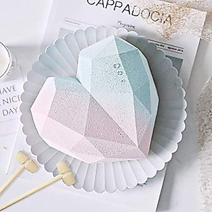 50 Pcs Mini Wooden Hammers for Chocolate, Small Wood Toy Mallets for Kids