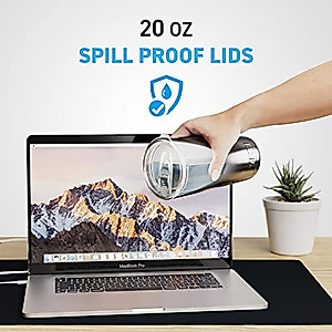 20/10 OZ - 4 Replacement Lids for Yeti Tumblers like Yeti Lids - 3.3 Inch Diameter - Spill Proof Lids for Yeti Tumblers - Tumbler Lid for Yeti Tumbler 20/10 oz, Tumbler Lids 20/10 oz Replacement Lid, Fit Yeti Cup