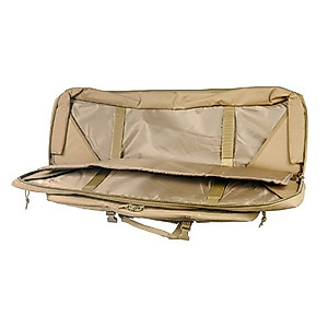 Lancer Tactical 36" MOLLE Padded Double Airsoft Gun Bag (Desert Tan)
