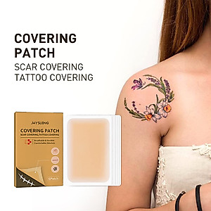 Tattoo and Flaw Concealing Tapes, 6 Pcs/Box Waterproof Tattoo Cover Up Sticker Skin Concealing Tape