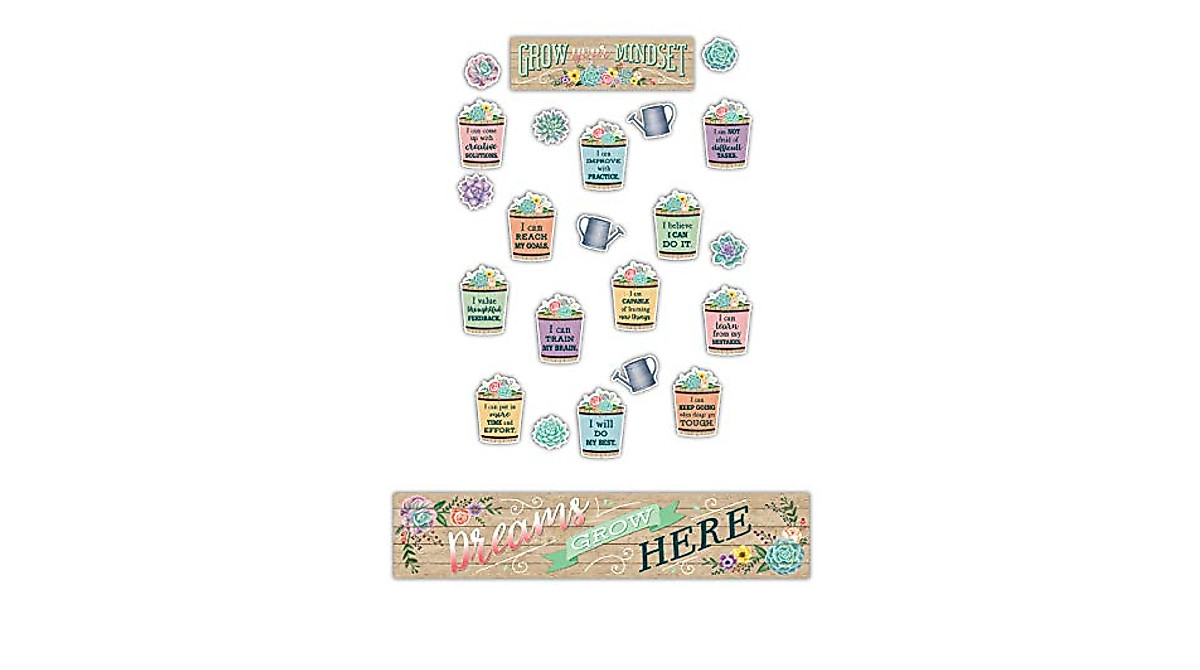 Teacher Created Resources Rustic Bloom Classroom Kit for Inspiring ...