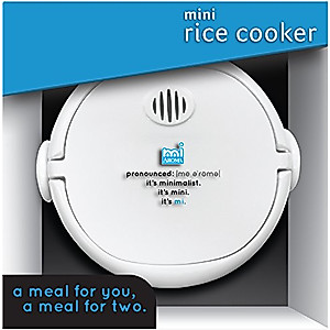 Aroma Housewares (MRC-903D) Mi 3-Cup (Cooked) (1.5-Cup UNCOOKED) Digital Cool Touch Mini Rice Cooker,White