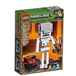 LEGO Minecraft BigFig Skeleton with Magma Cube Building Kit (142 Pieces)