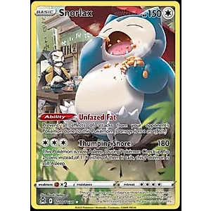 Pokemon - Snorlax TG10/TG30 - Lost Origin - Trainer Gallery - Holo Card