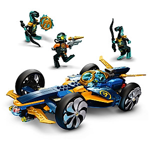 LEGO 71752 NINJAGO Ninja Sub Speeder Building Set, 2in1 Submarine & Car Toys for Boys and Girls with Cole and Jay Minifigures, Gifts for Kids 8 Plus