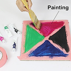 BOMEI PACK Pink Painters Tape 0.94-Inches x 55 Yards (3-Pack), Painters Masking Tape Bulk - Sharp Edge Line Technology, Produces Sharp Lines | Residue-Free and Artisan Grade Wall Trim Tape