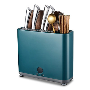 Knife Holder Chopping Board Cutlery Tableware Cleaner, Small Household Drying Chopping Board Cutlery Organizer, One-Key Start, 316X282x111mm