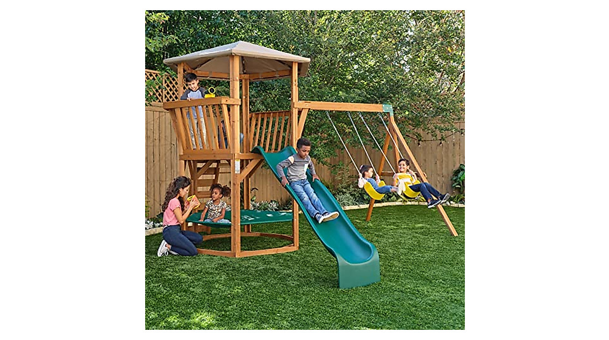 Jungle Journey Swing Set