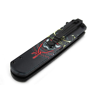 Snake Eye Tactical Every Day Carry Fantasy Design Folding Knife|Outdoor Survival Pocket Knife | Small one- Hand Knife Made of Stainless Steel Blade (SA)