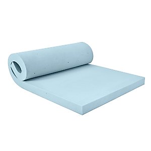 Sealy TrueForm 3" Memory Foam Twin XL Mattress Topper + Molded Memory Foam Pillow Set