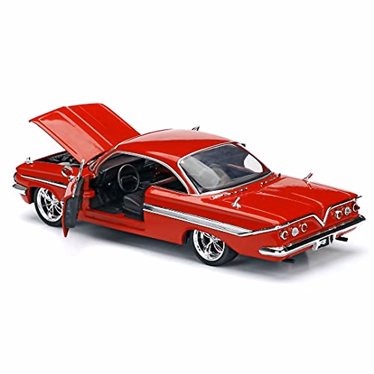 Jada Toys Fast & Furious 8 1:24 Diecast - Dom's Chevy Impala Vehicle , Red