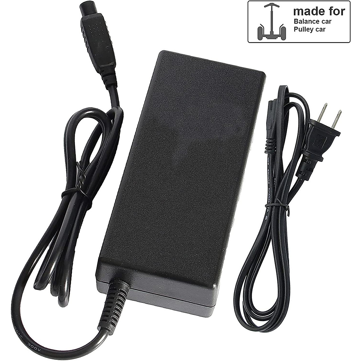 42V 2A Female 3-Pin XLR Connector, 3 Prong Inline Power Charger Cable, 0.31 inch Connector for Electric Sports & Outdoor Equipment (Fit 36V-42V Li-ion Battery Pack)