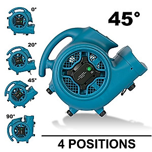 XPOWER P-450NT Freshen Aire Scented Air Mover Scent Diffusing Fan + Ionizer for Immediate Scenting, Cooling, Ventilating, & Drying of Large Areas