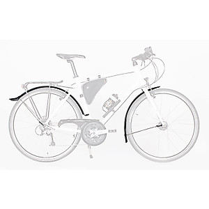 SKS Urban42 Velo 28-Inch Snap On Bicycle Fender Set, black, (10497)