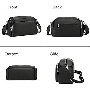 Small Crossbody Bags for Women Trendy - Fanny Packs Wide Strap Ladies Shoulder Handbags Crossbody Purse with Multi Pockets