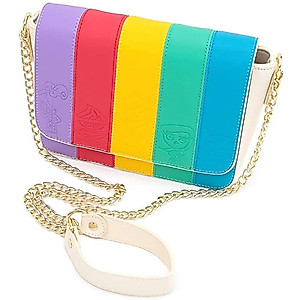 Loungefly x Pixar Inside Out Mixed Emotions Rainbow Crossbody Bag (One Size, Multi)