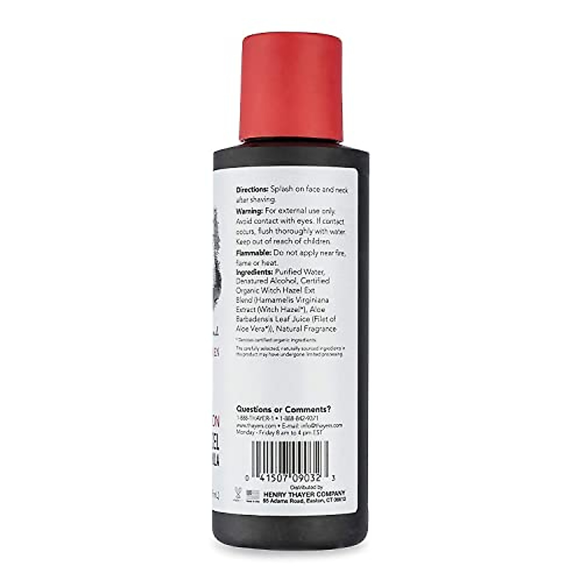 THAYERS Gentlemen's Collection Aftershave Lotion with Witch Hazel & Aloe Vera, 4 Ounce