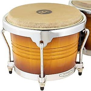 Meinl Percussion FWB200GAB Free Ride Series Wood Bongos, Gold Amber Sunburst Finish