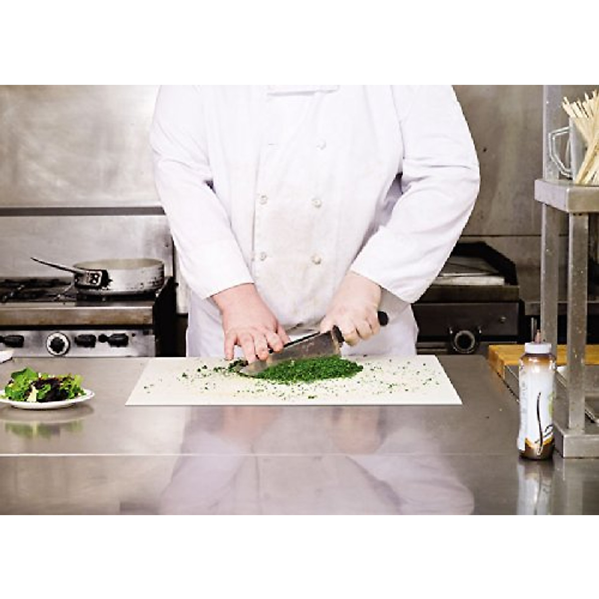 Cut N' Funnel Food Service Grade Flexible Plastic Cutting Mat 4 Pack Made in the USA 18" x 12" BPA Free Dishwasher Safe