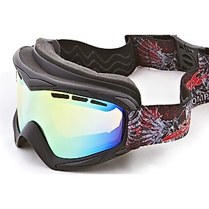 Jettribe Water Sport Helmet Goggles - Deep Set With Narrow Floating Frame - Ultimate Eyewear for Kite Boarding, Surfing, Kayaking, & PWC Racing Adventures - Including Revo Lens & Case - Matte Black