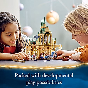 LEGO Harry Potter Hogwarts Hospital Wing 76398 Building Toy Castle Kit with Clock Tower, The Prisoner of Azkaban, includes Harry Potter, Hermione Granger, Ron Weasley & Madam Pomfrey Minifigures