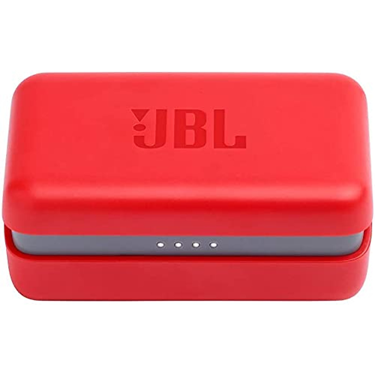 JBL Endurance Peak in-Ear Waterproof Sport Headphones Bundle with Plush Carry Case (Red)