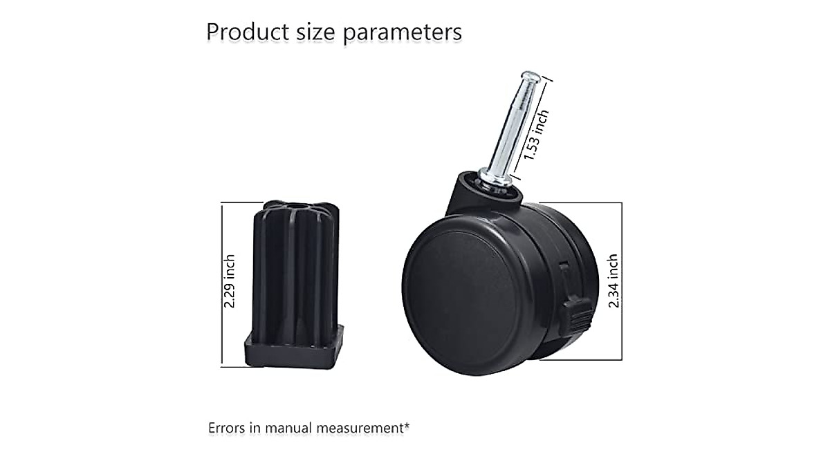6414 Caster Wheel with Caster Insert Compatible with Weber, Genesis ...