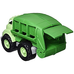Green Toys Recycling Truck & Board Book, Green - Pretend Play, Motor Skills, Reading, Kids Toy Vehicle. No BPA, phthalates, PVC. Dishwasher Safe, Recycled Plastic, Made in USA.
