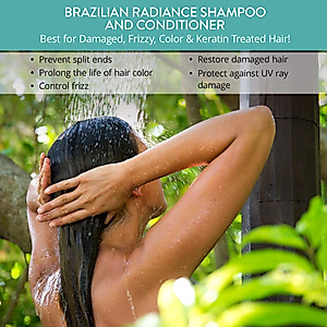 Sulfate-Free Brazilian Natural Shampoo and Conditioner Set
