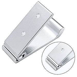 OHIYO Folding Coat Hooks 6pcs Fold Up Wall Hooks No Rust Aluminum Folding Hooks for Hanging Foldable Coat Hooks Wall Mounted Towel Hooks for Bathroom Hooks Wall Headphone Hanger (Matte Silver